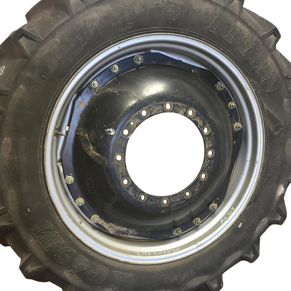 USED 12"W x 38"D Waffle Wheel (Groups of 3 bolts) Rim with 12-Hole ...