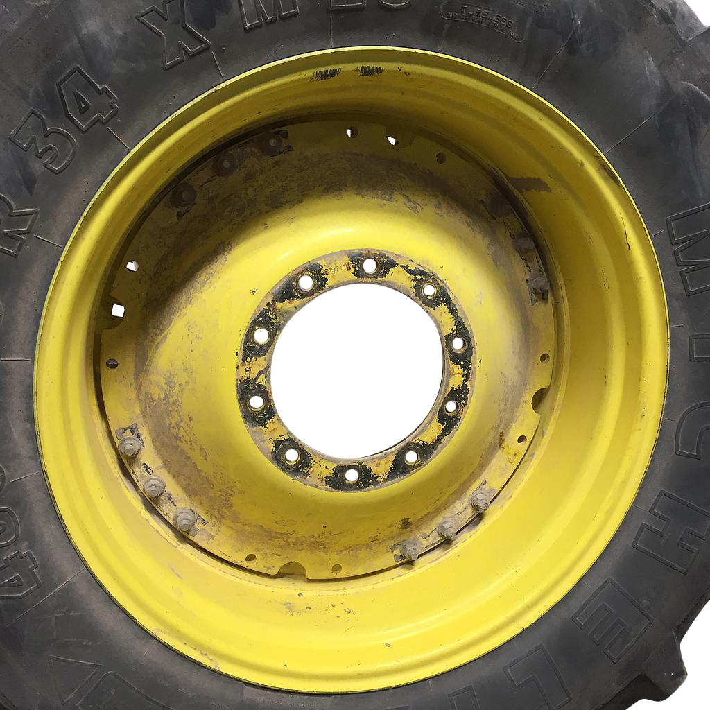 USED 15"W x 34"D Waffle Wheel (Groups of 3 bolts) Rim with 10-Hole ...