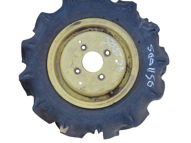 5.00/-12 Bridgestone Farm Service Lug-M R-1 on John Deere Yellow 4-Hole ...