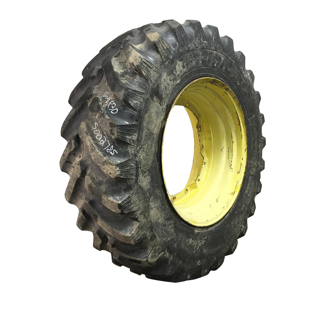 USED 16.9/R30 Titan Farm Hi Traction Lug Radial R-1 on John Deere ...