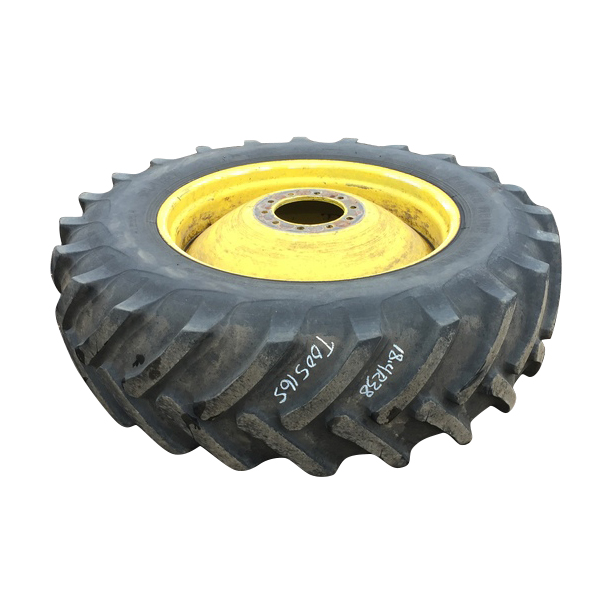 USED 18.4/R38 Dynatrac Power Drive Radial HT R-1 on John Deere Yellow ...