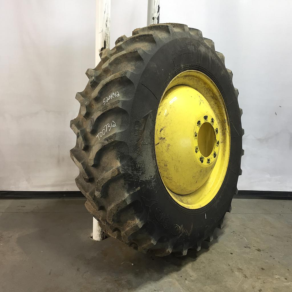 520/85R42 Goodyear Farm UltraTorque Radial R-1 on John Deere Yellow 10 ...